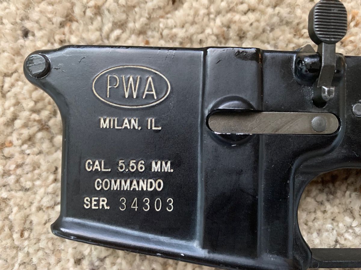 Pac West Arms (Pwa) Pre-Ban Pwa Commando 5.56 Ar15 Complete Lower 5 ...