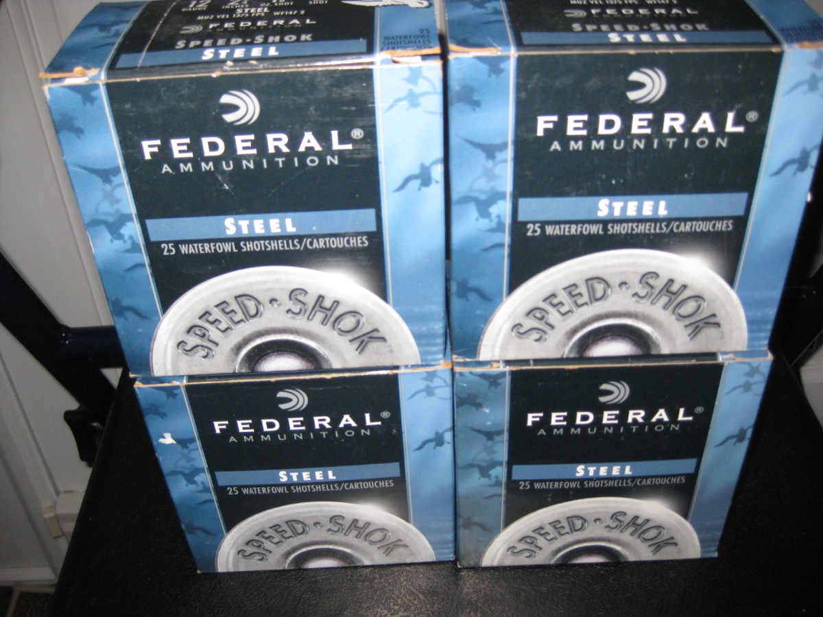 Federal Super Shok Steel 4 Boxes Federal Speed-Shok Steel, 2 3/4 ...