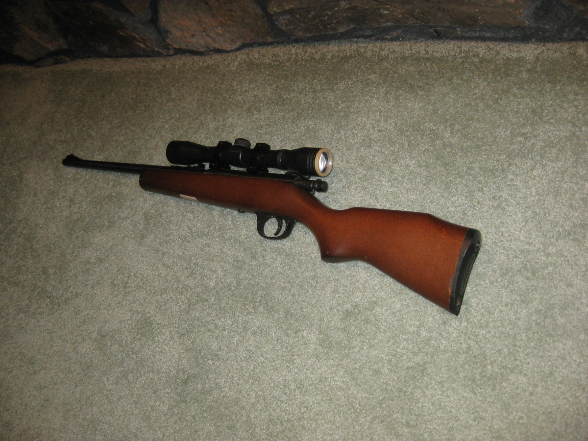 22 S/L/Lr., Marlin, Model 15yn, Little Buckaroo, Single Shot, 16 1/4 ...