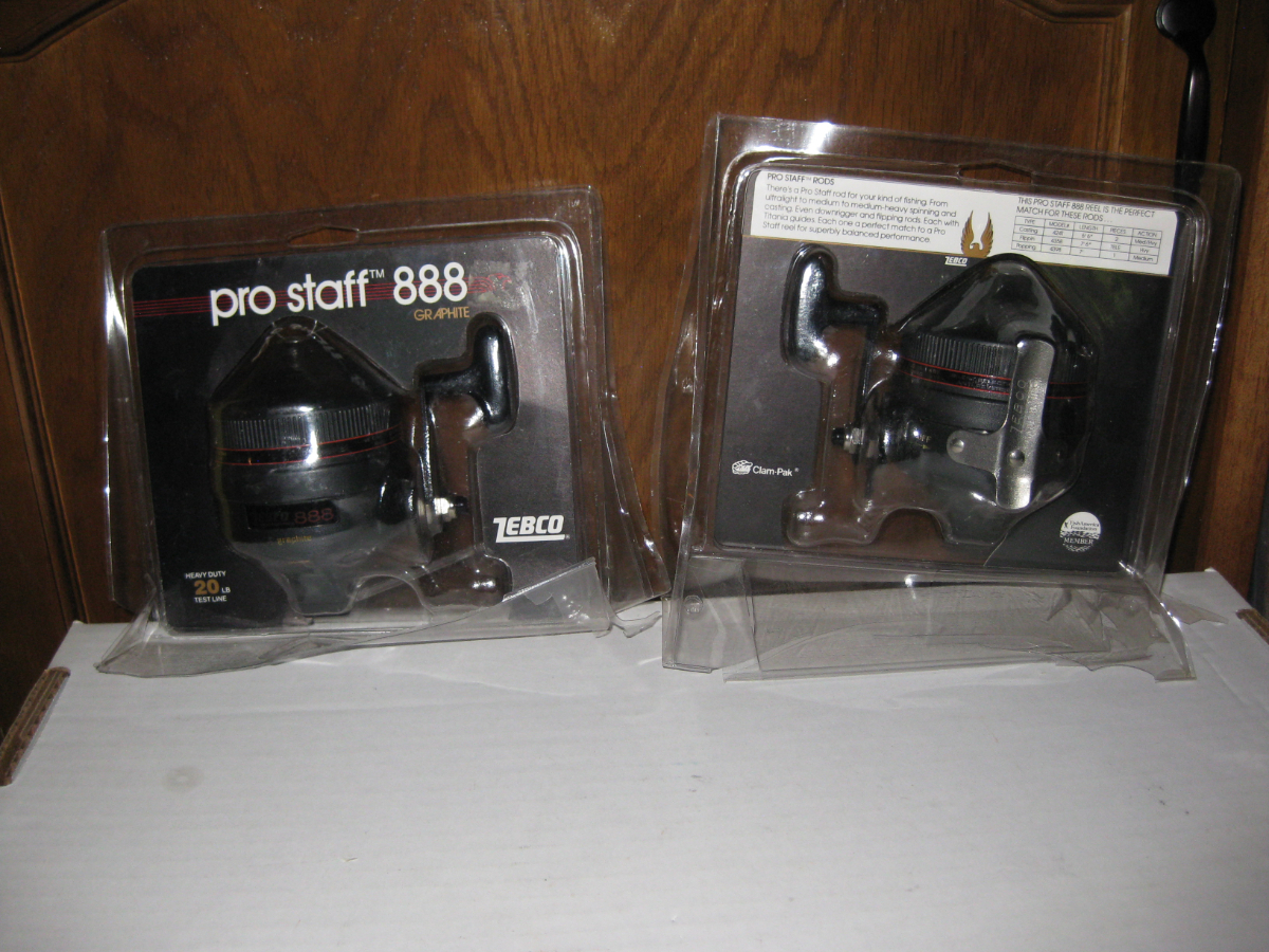 Zebco Corporation 3, Zebco Pro Staff 888 Reels With 20 Lb Line ...