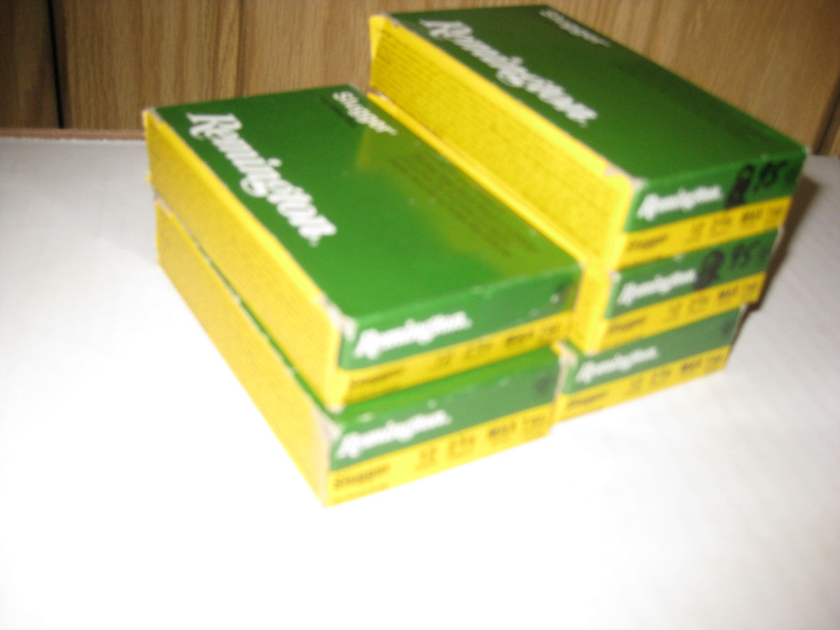 Remington Slugger 5 Boxes Of 12 Ga, Remington, Slugger, Rifled Slugs, 5 ...