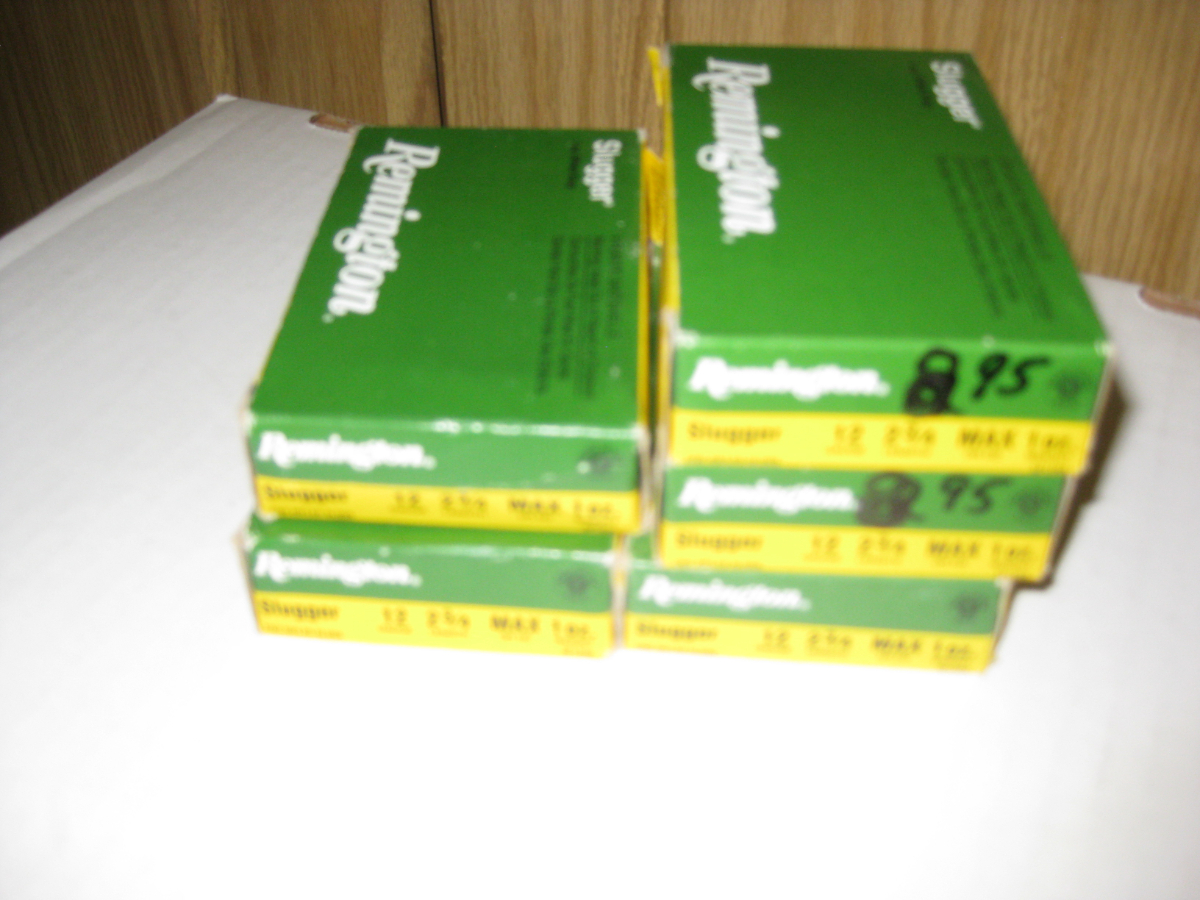 Remington Slugger 5 Boxes Of 12 Ga, Remington, Slugger, Rifled Slugs, 5 ...