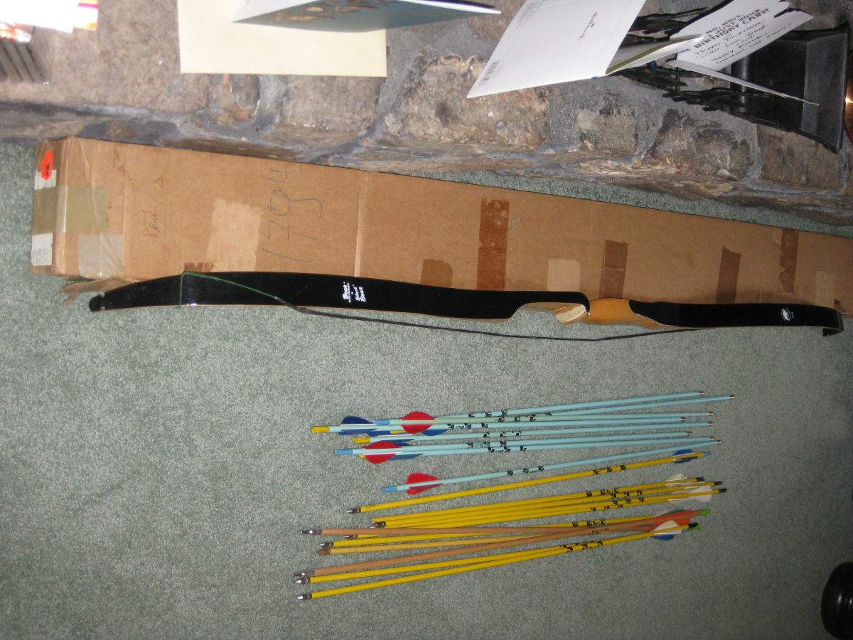 Bear Archery Bear, Black Bear Bow, 40 Pound Test, Including 18 27 ...