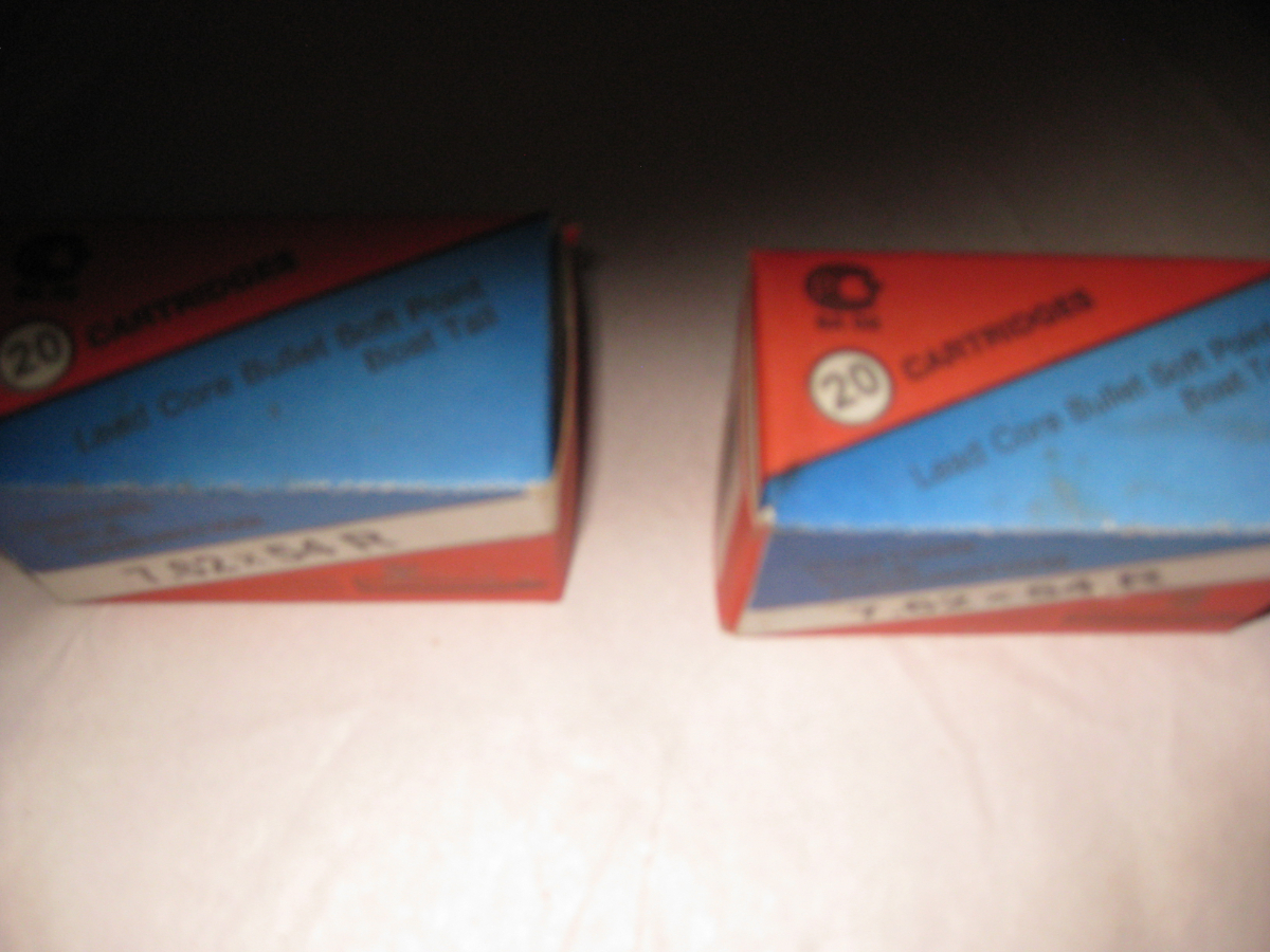 Jsc Barnaul Tool Bldg. Plant 2 Boxes Of 7.62 X 54 R, 203 Grain, Lead ...