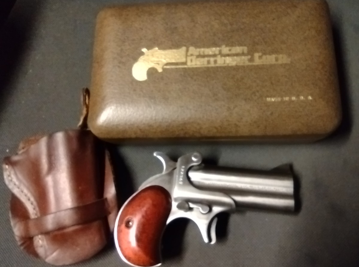 American Derringer Stainless steel derringer,45 long colt 410 shotgun ...