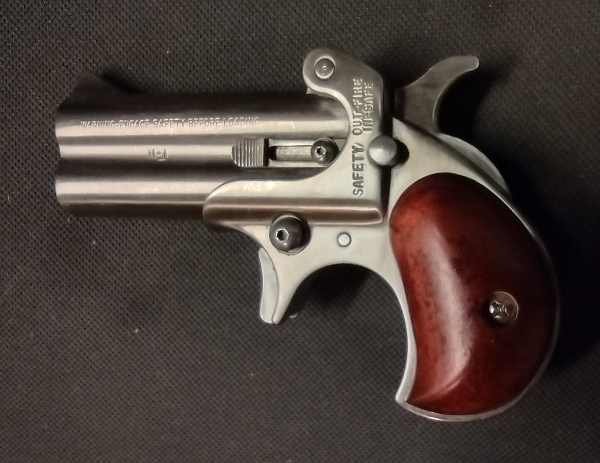 American Derringer Stainless steel derringer,45 long colt 410 shotgun ...