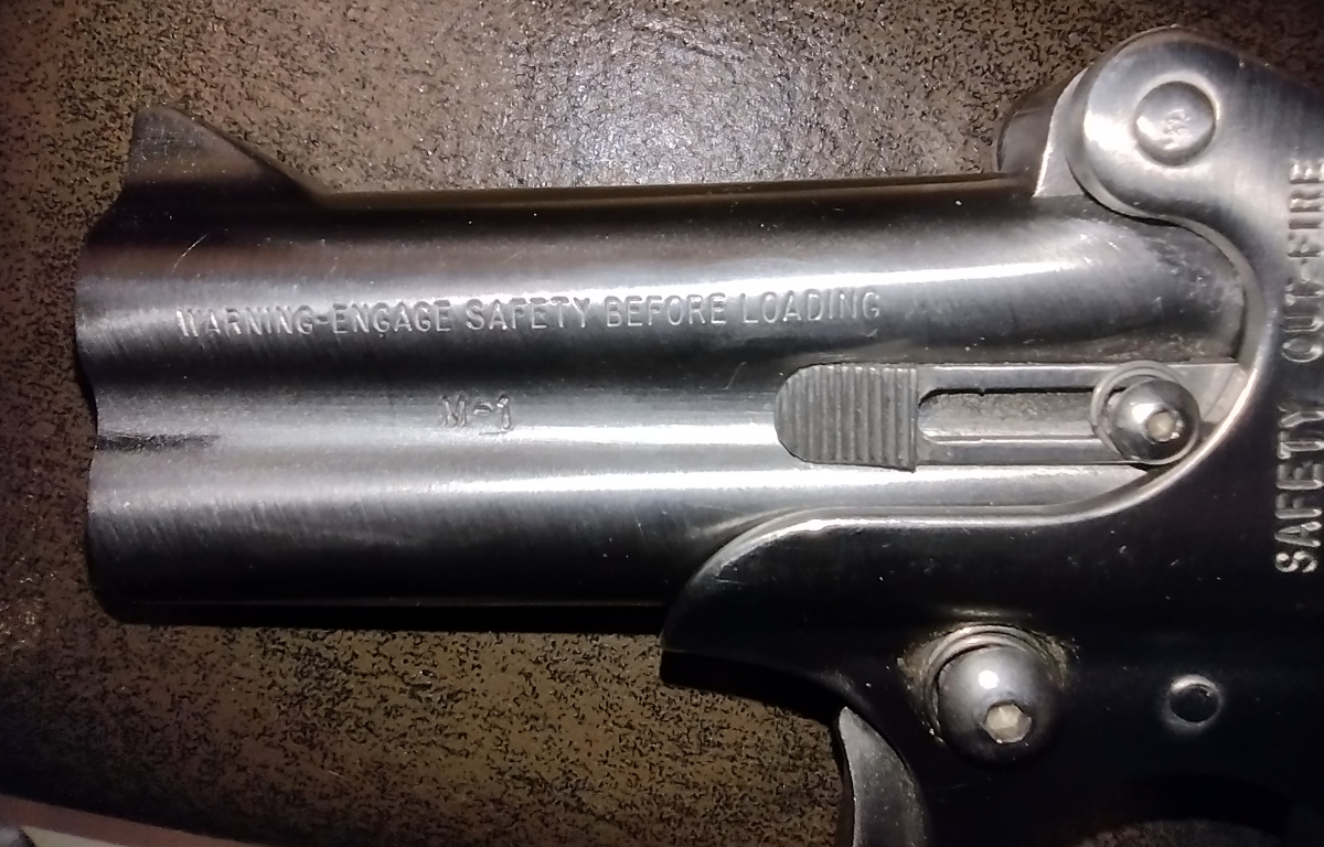 American Derringer Stainless steel derringer,45 long colt 410 shotgun ...
