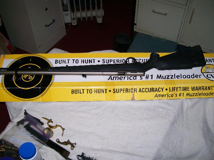 Cva Apollo Nickel 50cal For Sale at GunAuction.com - 7814776