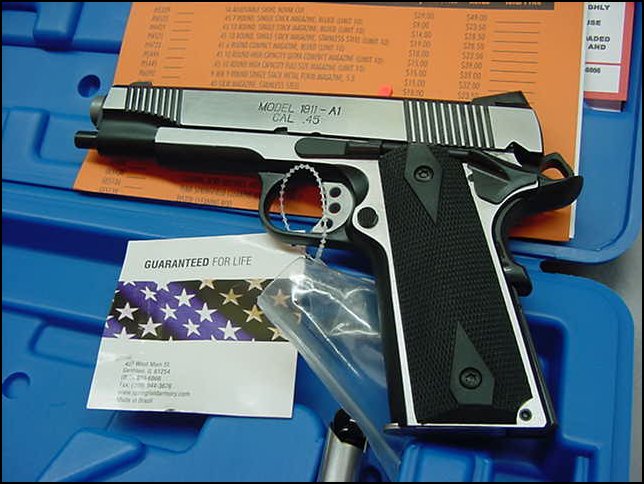 Springfield Armory (Geneseo, Il) Tactical Combat Black Stainless Steel ...