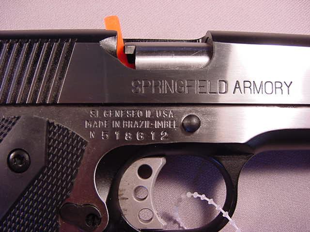 Springfield Armory (Geneseo, Il) Tactical Combat Black Stainless Steel ...