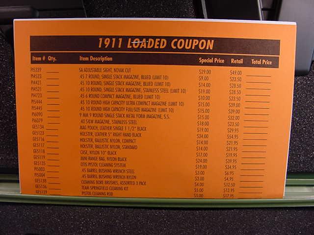 Springfield Armory (Geneseo, Il) Pw9108lp 1911-A1 .45 Cap Nib. For Sale ...