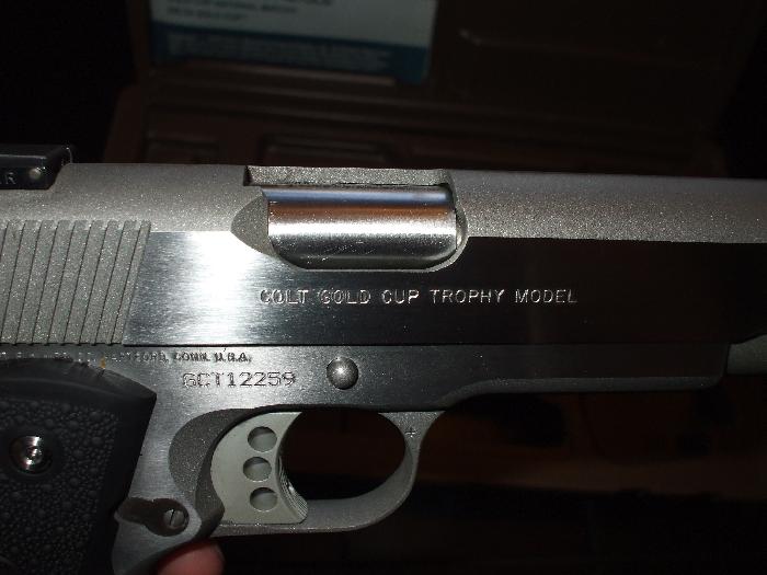 Colt 98 Mint Stainless Gold Cup Trophy .45 For Sale at GunAuction.com ...