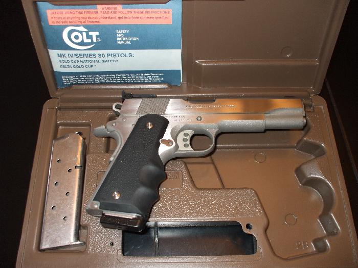 Colt 98 Mint Stainless Gold Cup Trophy .45 For Sale at GunAuction.com ...