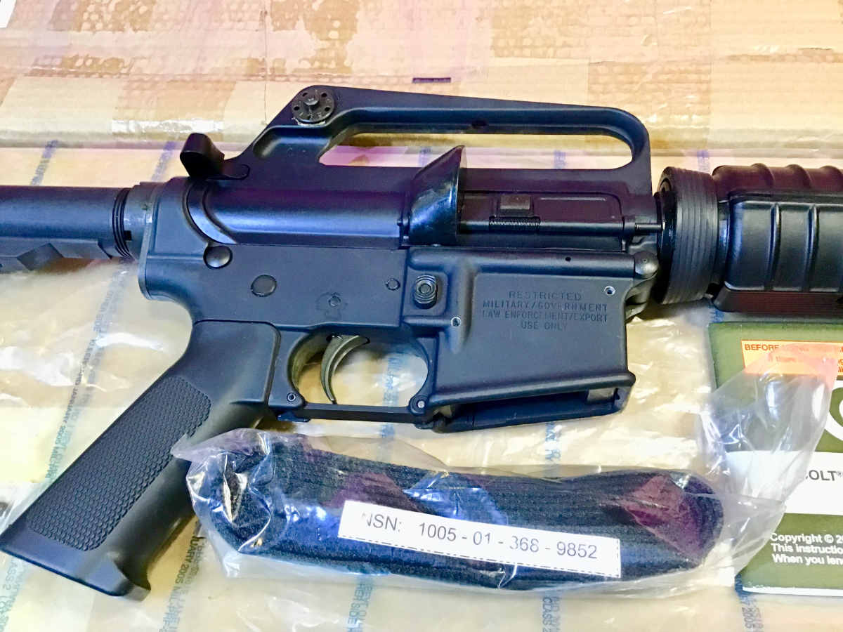 Colt 9mm Model Ar 6450 (As New In The Box With Original Shipping Sleeve ...