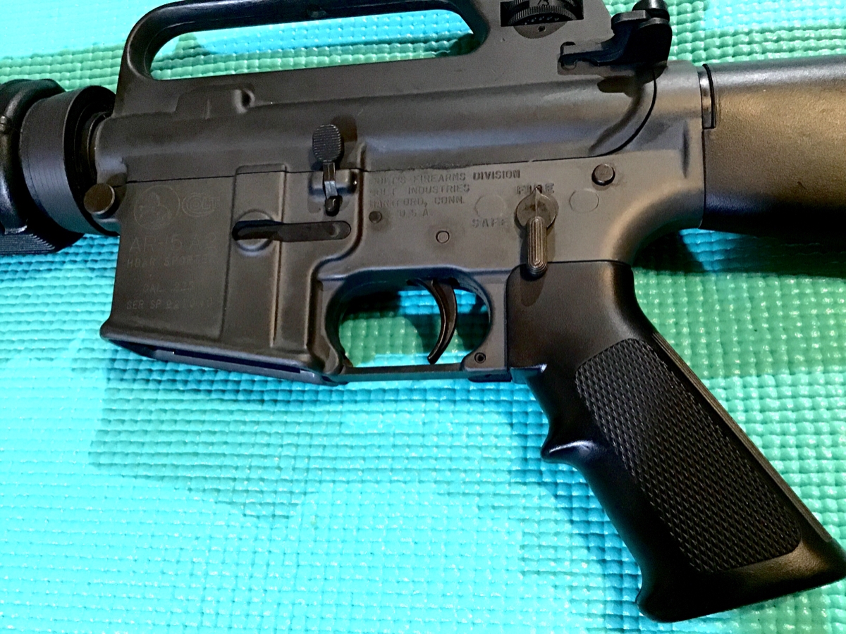 Colt Ar-15 A2 Hbar Sporter Pre-Ban With Bayonet Lug And Bird Cage/Flash ...