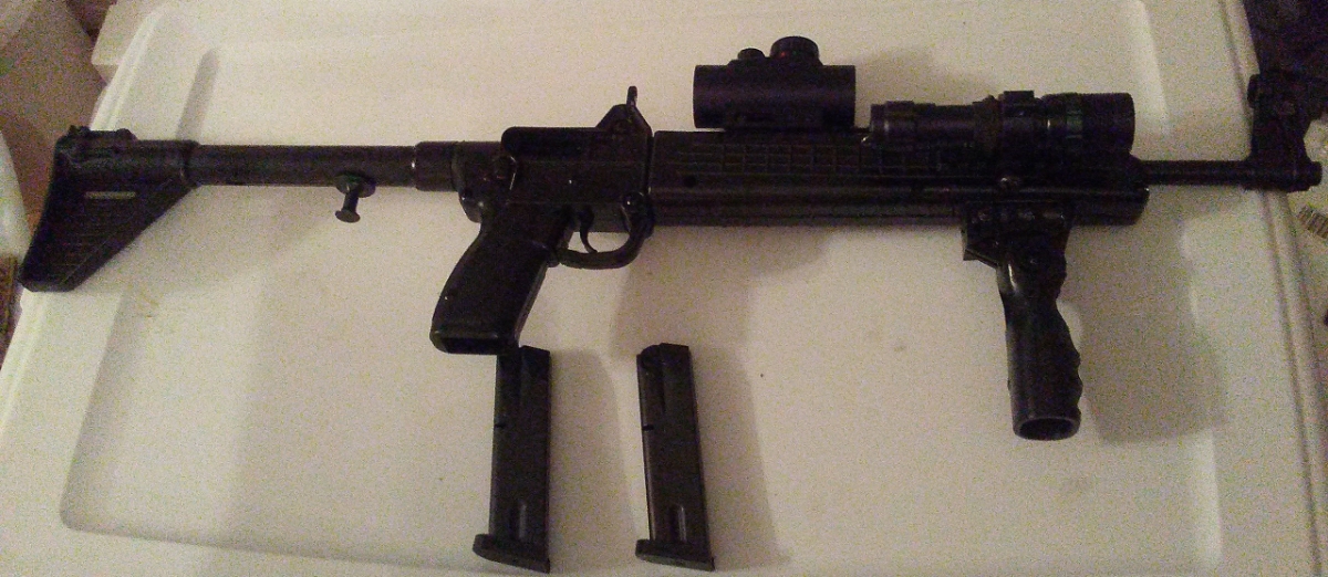 Keltec Kel-Tec Sub 2000 Gen 1 With Rails, Tactical Flashlight, Red Dot ...