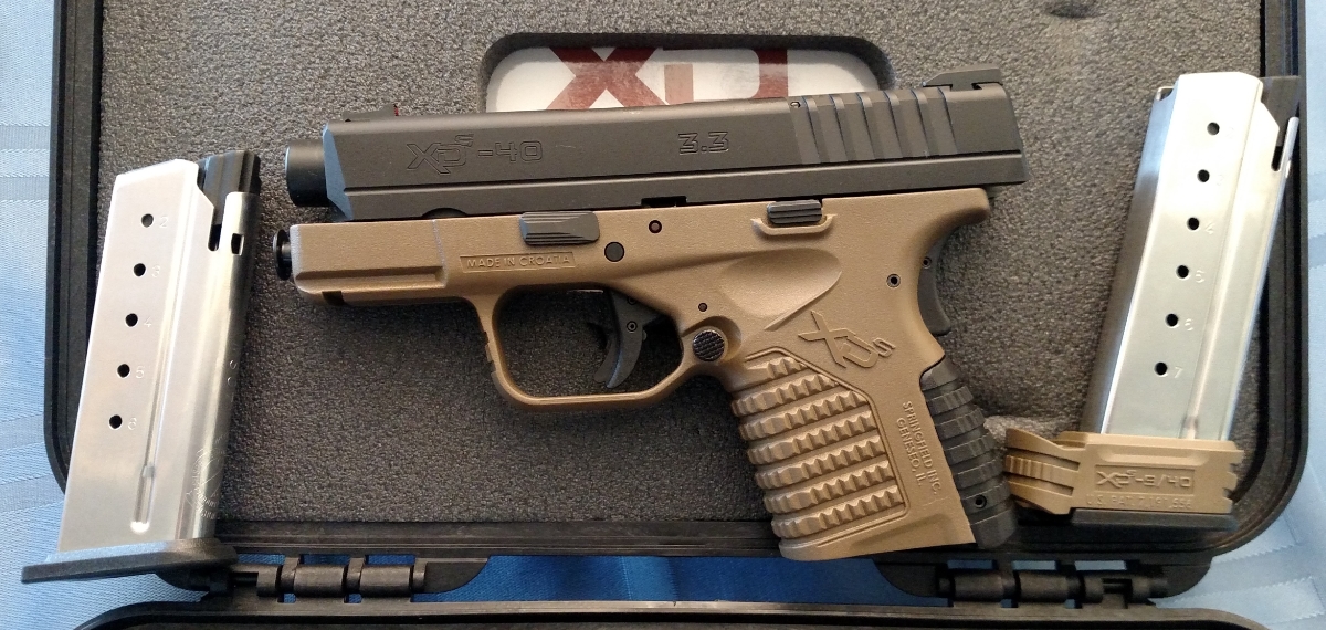 Springfield Armory Xds 40s&W 3.3 Fde New In Box .40 S&W For Sale at ...