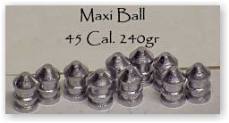 Muzzleloader.Biz 45 Caliber Maxiballs For Sale at GunAuction.com - 3657018