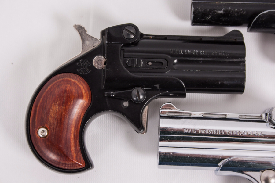 Davis Industries Derringer Lot Used Gun Inv 197312, 201095, 201520 .22 ...