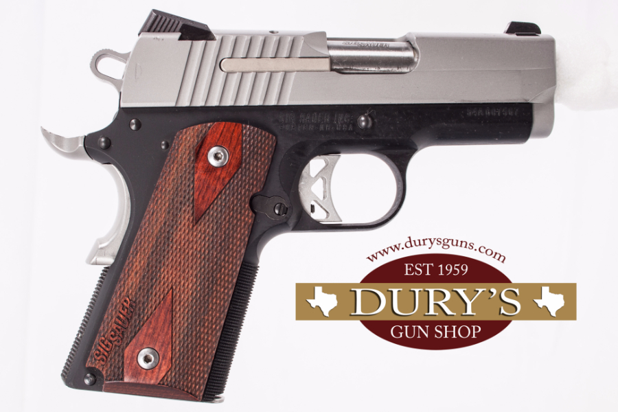 Sig Sauer 1911 Ultra Compact Used Gun Inv 193256 .45 Acp For Sale at ...