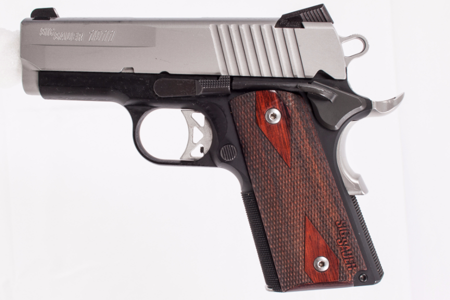 Sig Sauer 1911 Ultra Compact Used Gun Inv 193256 .45 Acp For Sale at ...