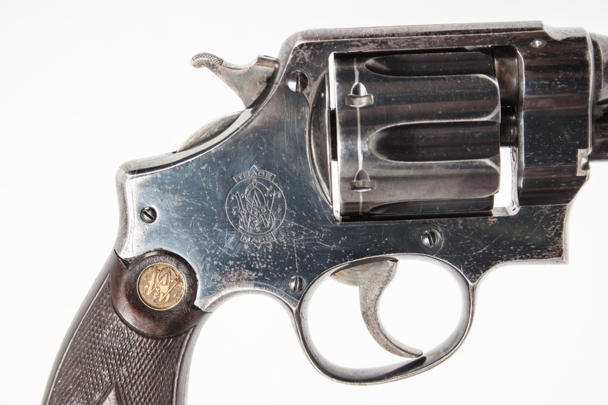 Smith & Wesson Triple Lock Used Gun Inv 208391 .455 Webley For Sale at ...