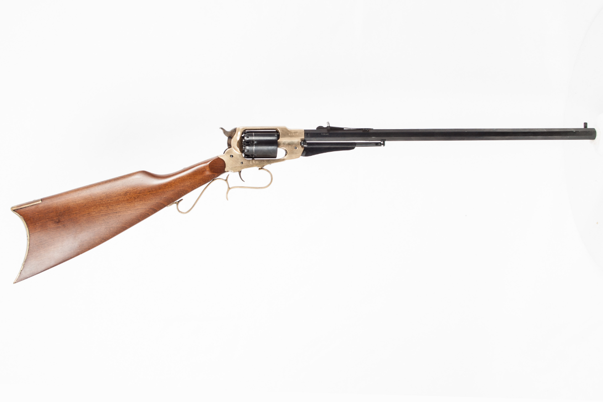 Armi Sport 1858 Revolver Carbine Used Inv 84995 44 Black Powder .44 ...