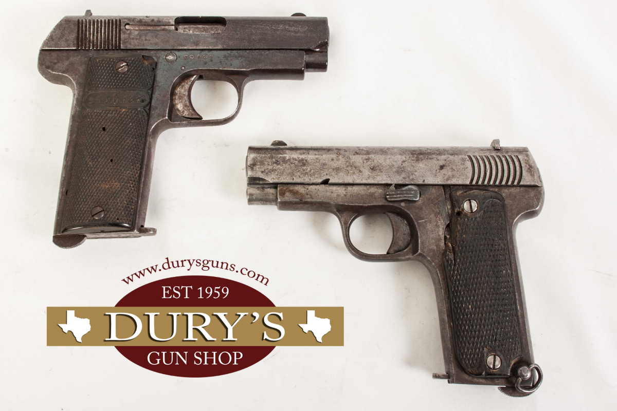 Various Astra 1915 & Apache 1920 Used Gun Inv 210803, 210904 7.65mm For ...