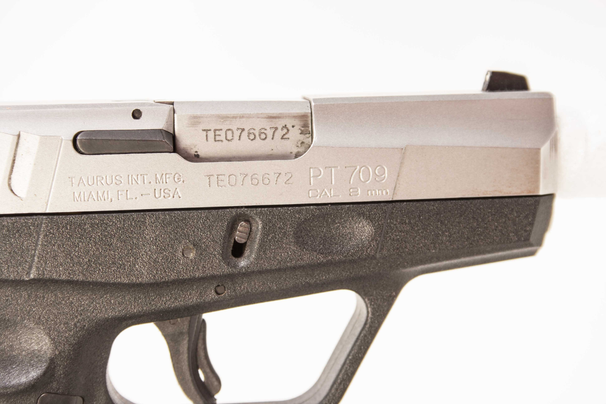 Taurus Pt709 Slim Used Gun Inv 213634 9mm Luger For Sale at GunAuction ...