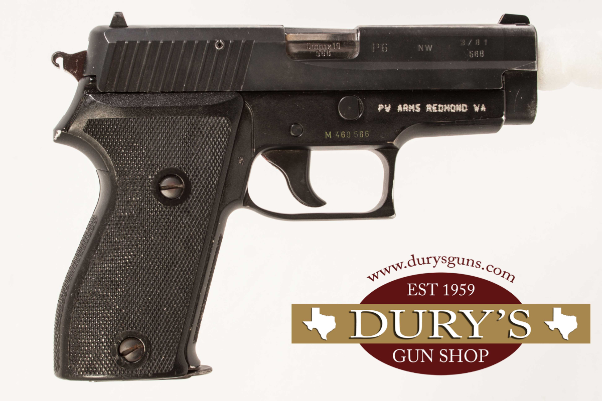 Sig Sauer P6 Used Gun Inv 214815 9mm Luger For Sale at GunAuction.com ...