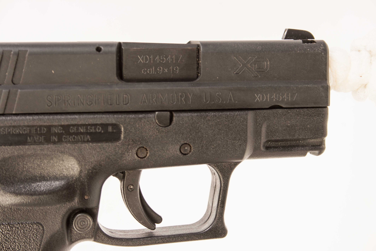 Springfield Armory Xd9 Sub-Compact Used Gun Inv 215721 9mm Luger For ...