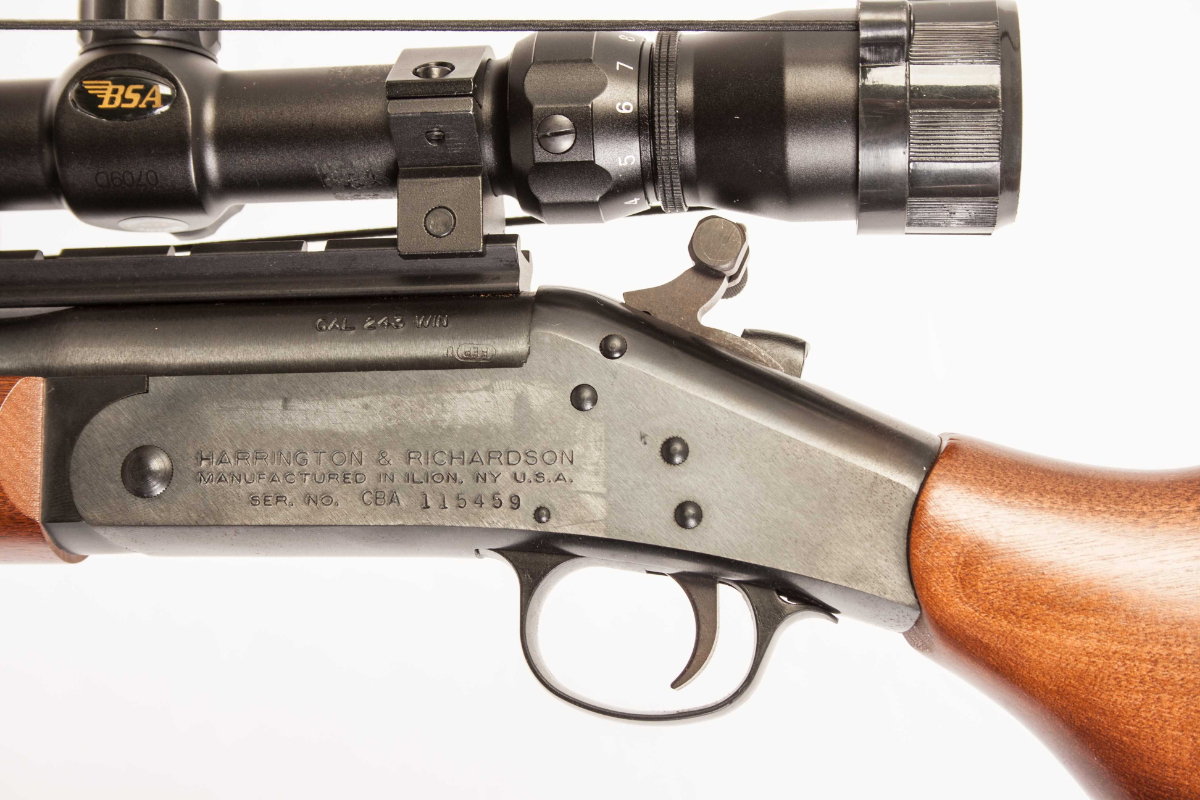 H&R Handi-Rifle Used Gun Inv 217035 .243 Win. For Sale at GunAuction ...