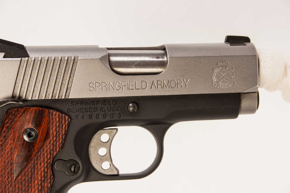 Springfield Armory 1911 Micro Compact Used Gun Inv 211365 .45 Acp For ...