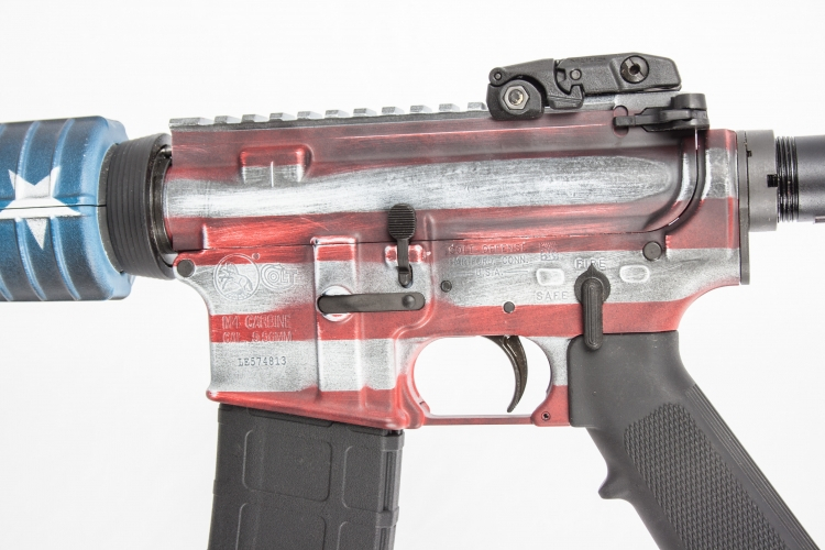 Colt M4 American Flag Rifle Used Gun Inv 205782 5.56mm Nato For Sale at ...