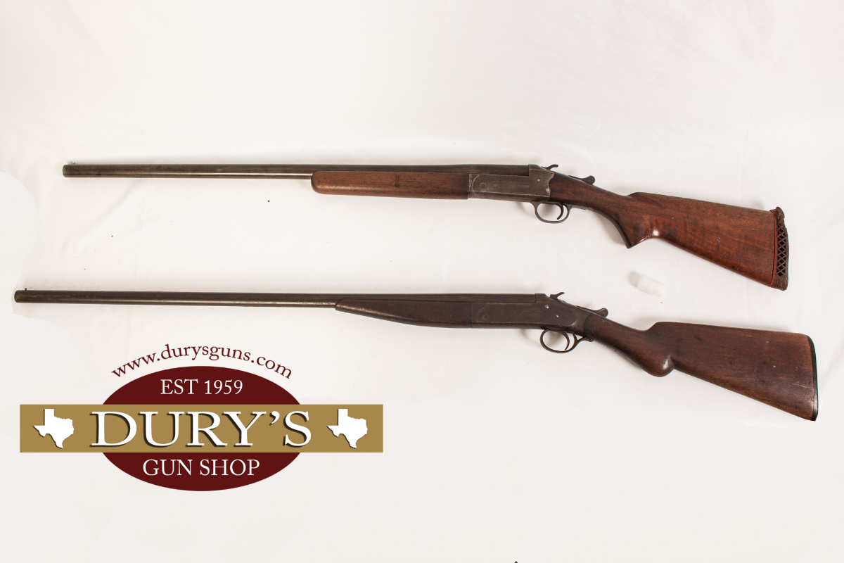 Various Lot Of 2 Single Shot Shotguns Used Gun Inv 219322 & 219454 20 ...