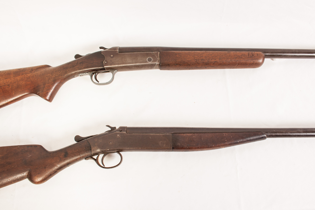 Various Lot Of 2 Single Shot Shotguns Used Gun Inv 219322 & 219454 20 ...