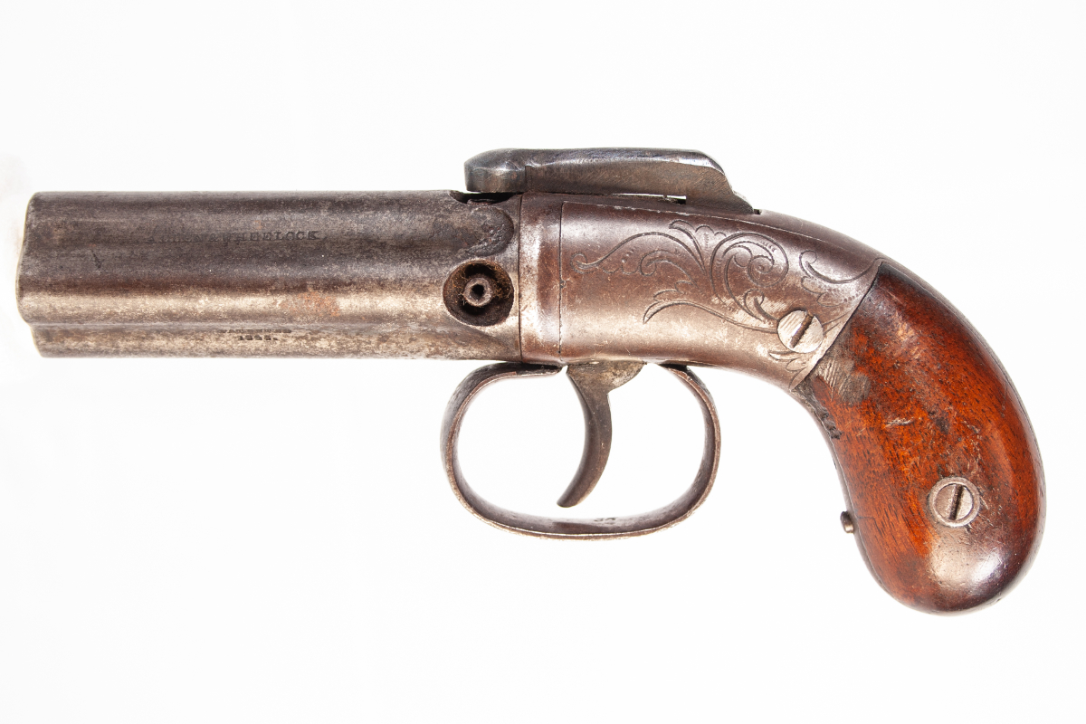 Allen & Wheelock Revolving Pepperbox Used Gun Inv 226019 .32 Caliber ...
