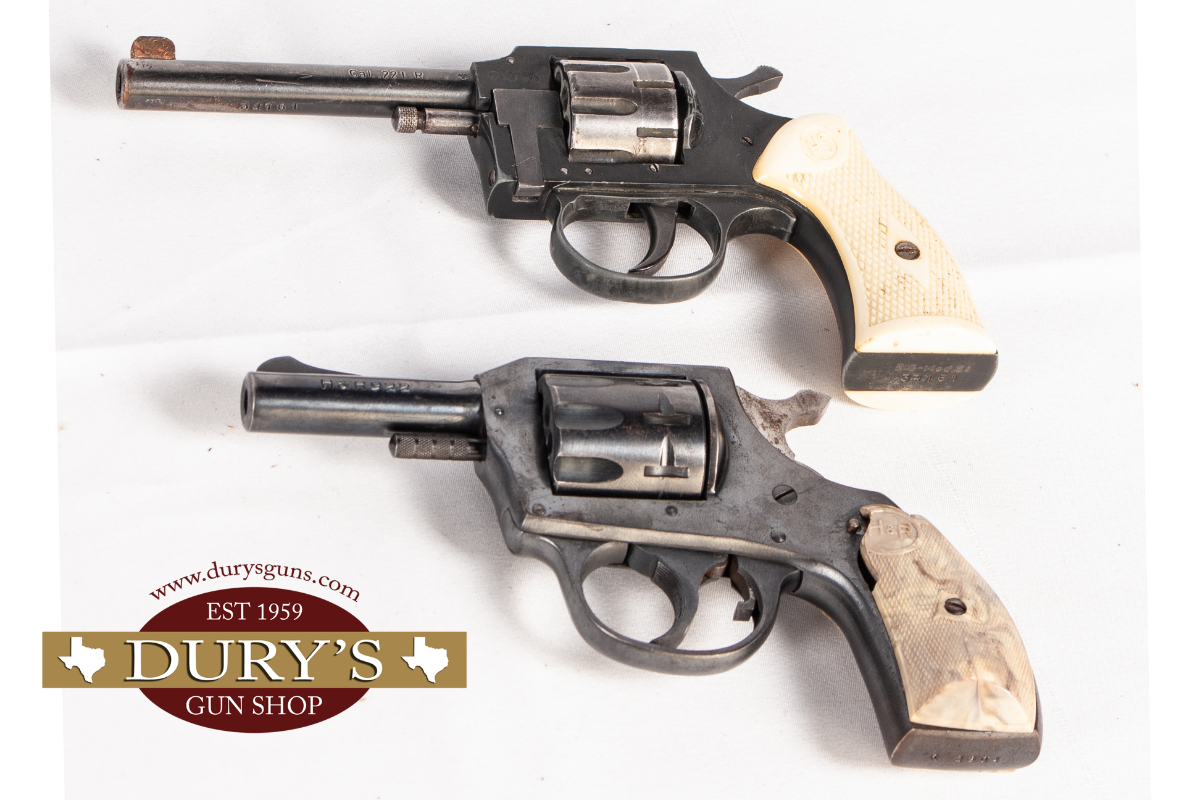 Various Lot Of 2 Functional Revolvers Used Gun Inv 229042 & 229150 .22 ...