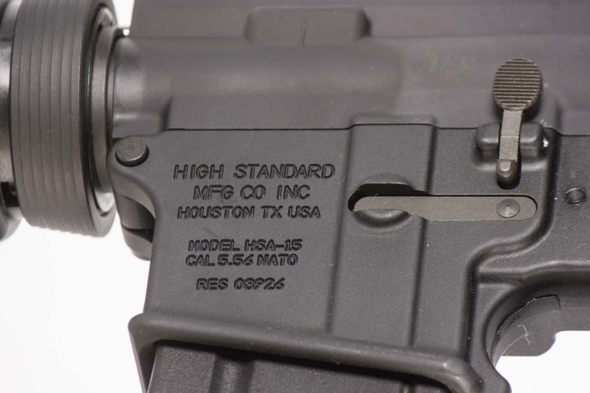 High Standard Hsa-15 Used Gun Inv 231715 5.56mm Nato For Sale at ...