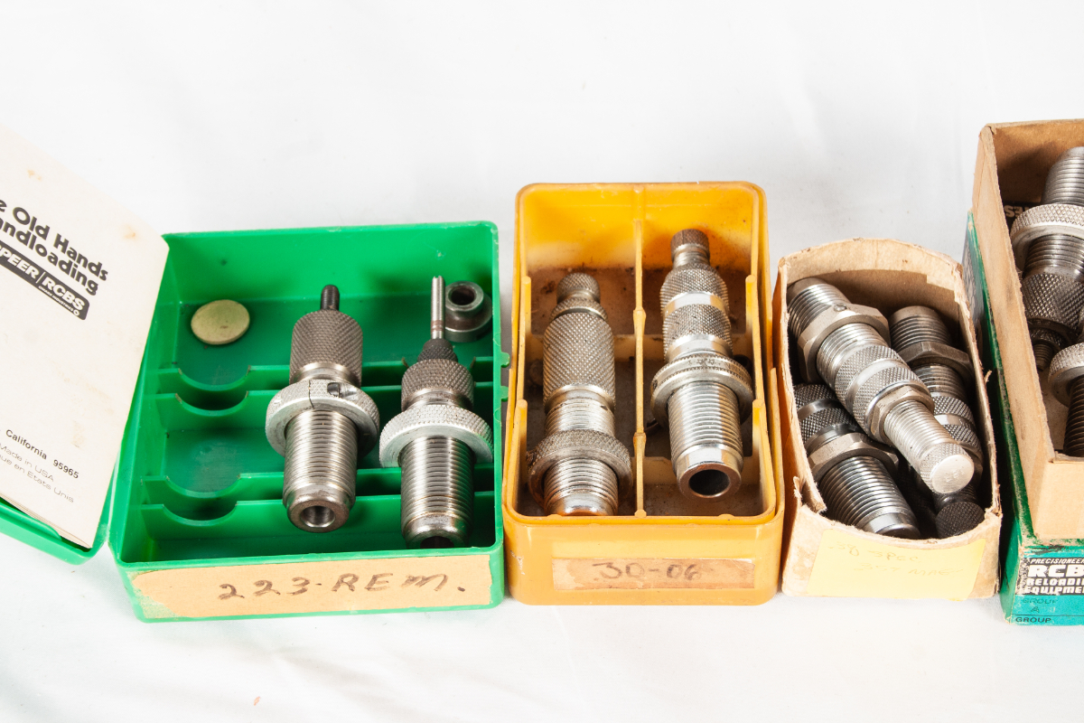 Set Of 9 Various Reloading Dies For Sale at GunAuction.com - 17115261