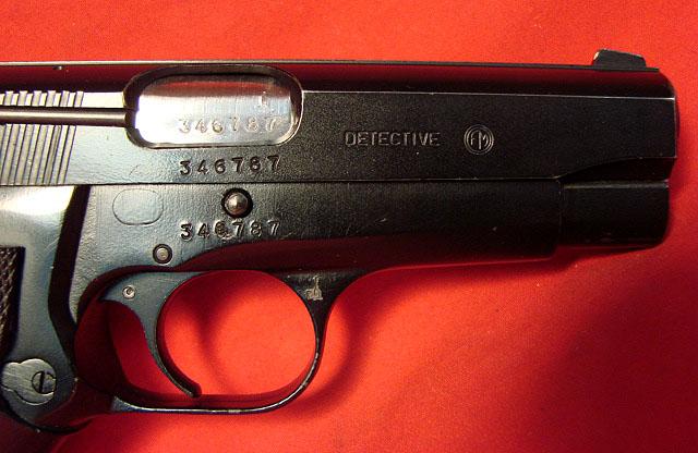 Industria Argentina Fm Hi-Power Detective 9mm For Sale at GunAuction ...