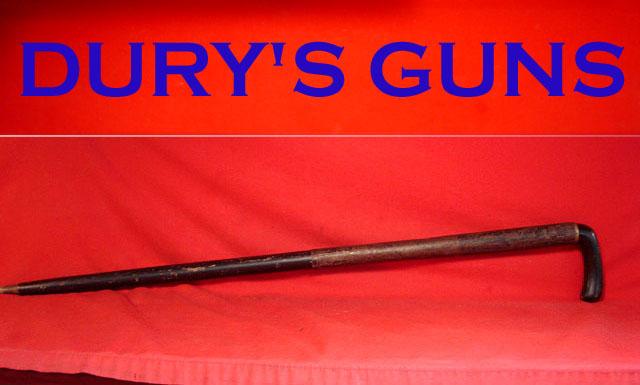 CANE GUN BLACK POWDER .38 CALIBER