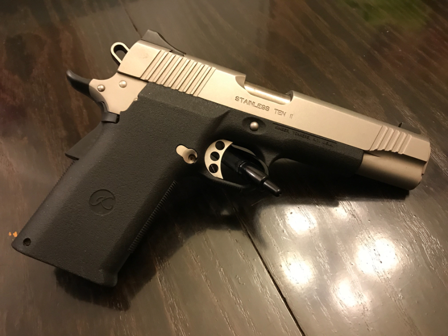 Kimber Stainless Ten Ii 45 Acp 1911, 5 W/ 3 Mags Excellent Condition ...