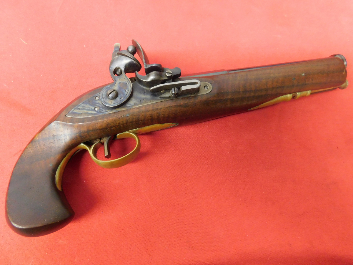 Japanese Made Flintlock Pistol Set 68 Caliber For Sale at GunAuction ...
