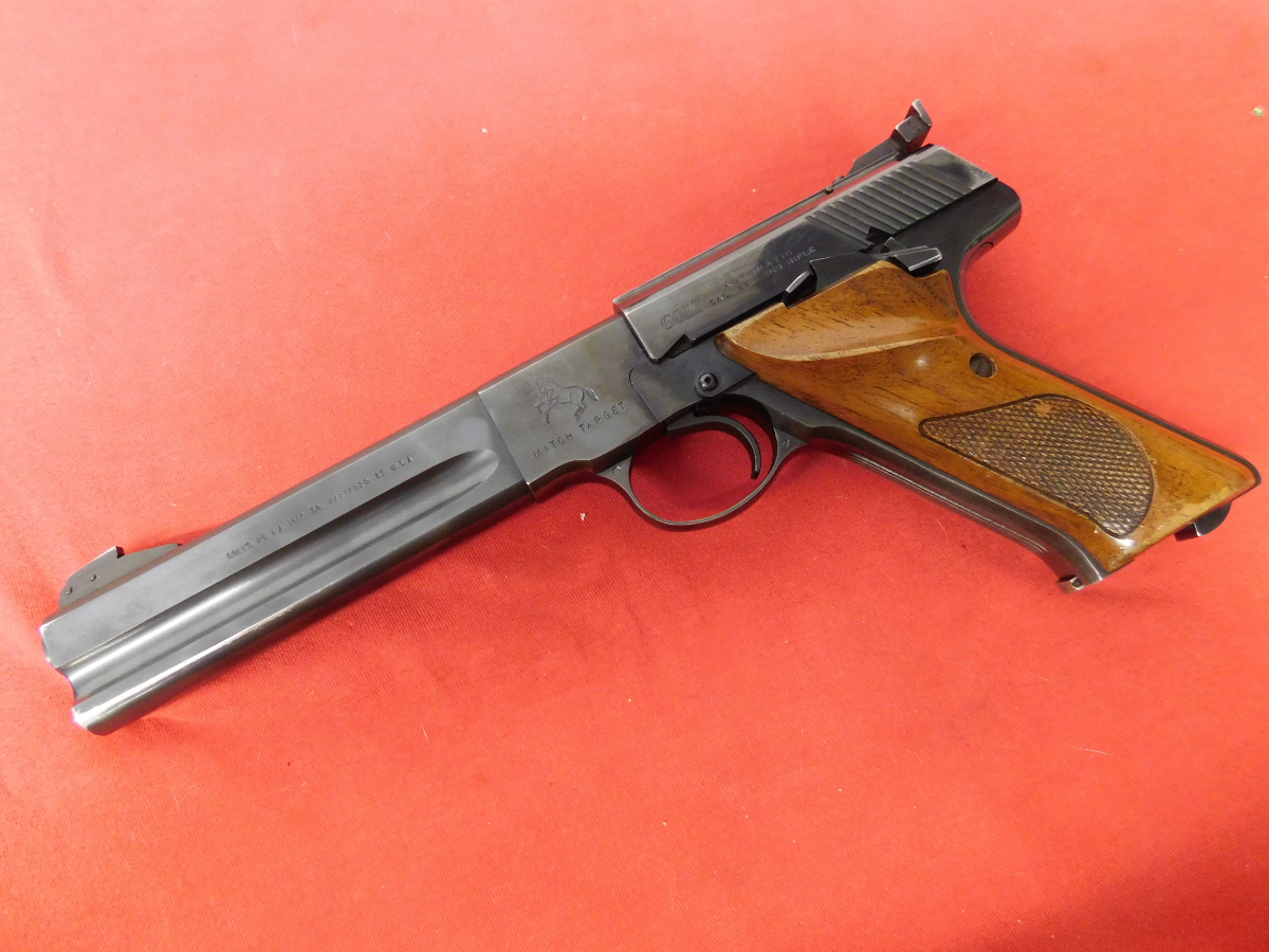Colt Woodman Match Target 22lr .22 Lr For Sale at GunAuction.com - 14898080