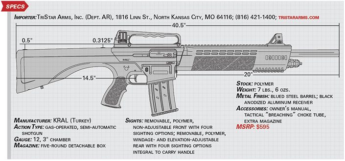 Tristar Arms Krx Ar - 12g Semi-Auto Shotgun 12 Ga For Sale at ...