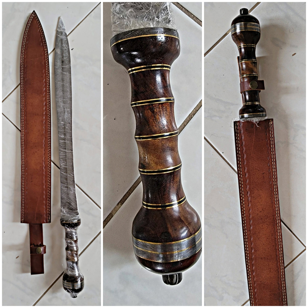 Damascus Hand Made Hand Forged ROMAN GLADIUS SWORD