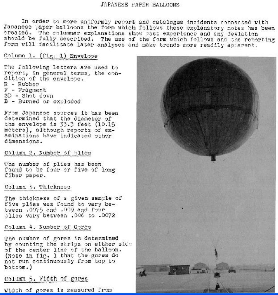 JAPANESE SECRET BALLOON WEAPON WW2 12593214 - GunAuction.com