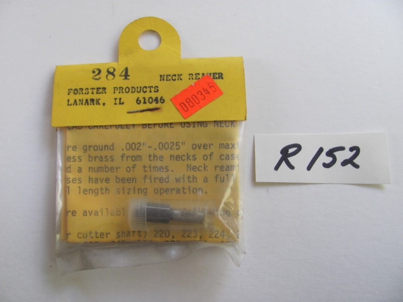 Forster Products #284 Neck Reamer .284 Win. For Sale at GunAuction.com ...