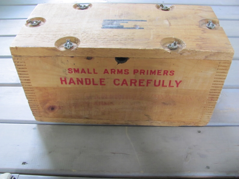 Remington Small Arms Primers Wood Box W/Top For Sale at GunAuction.com ...
